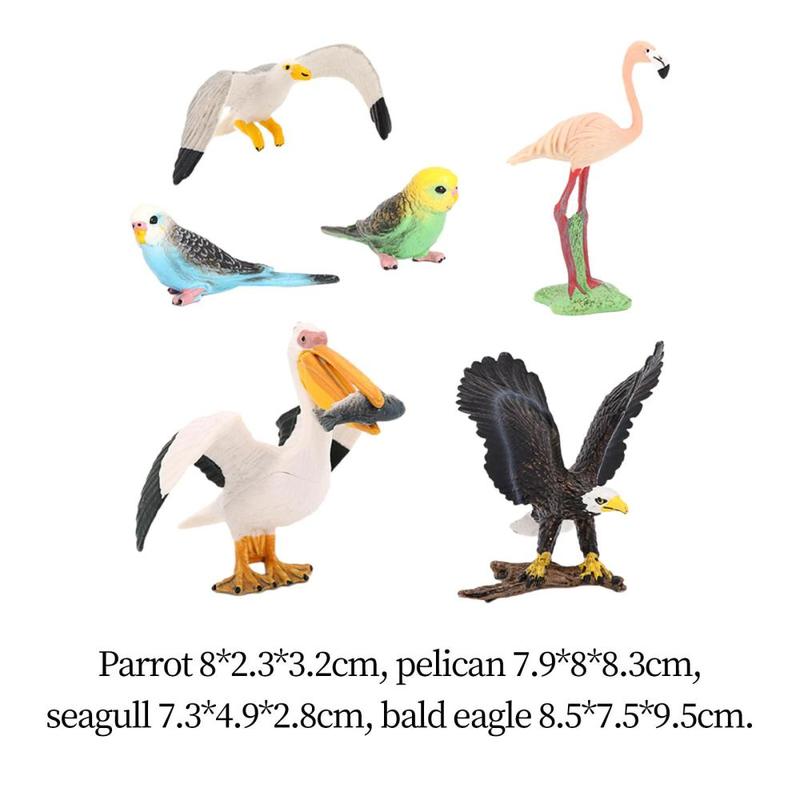 5x Birds Animal Figures Animals Action Figure Party Favors Supplies ...