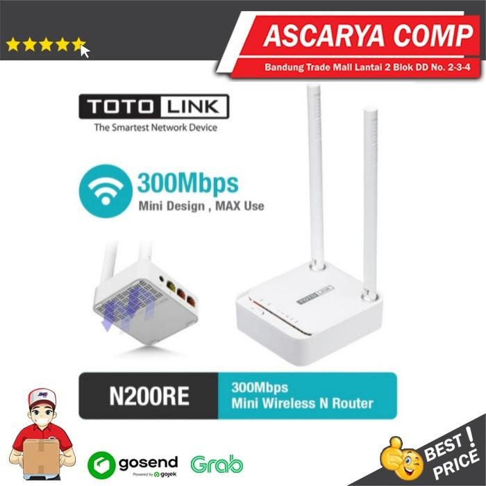 Router Wireless N Mini 300Mbps - TOTOLINK N200RE - V5 - Shop | Tokopedia