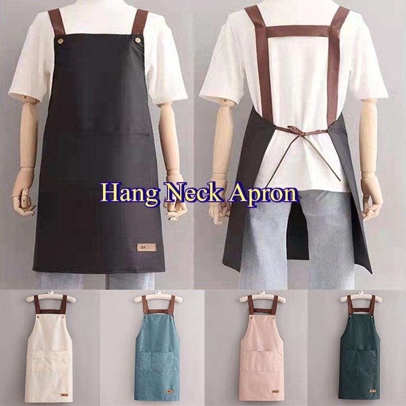 Apron Denim, Berkualiti Tinggi, Kalis Air dan Kalis Minyak, Apron ...
