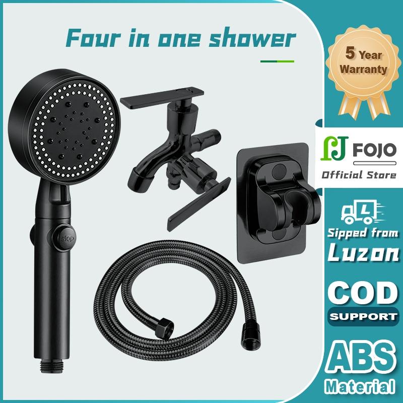 Stainless Steel Shower Head Set 5-speed Booster Shower with Hose ...
