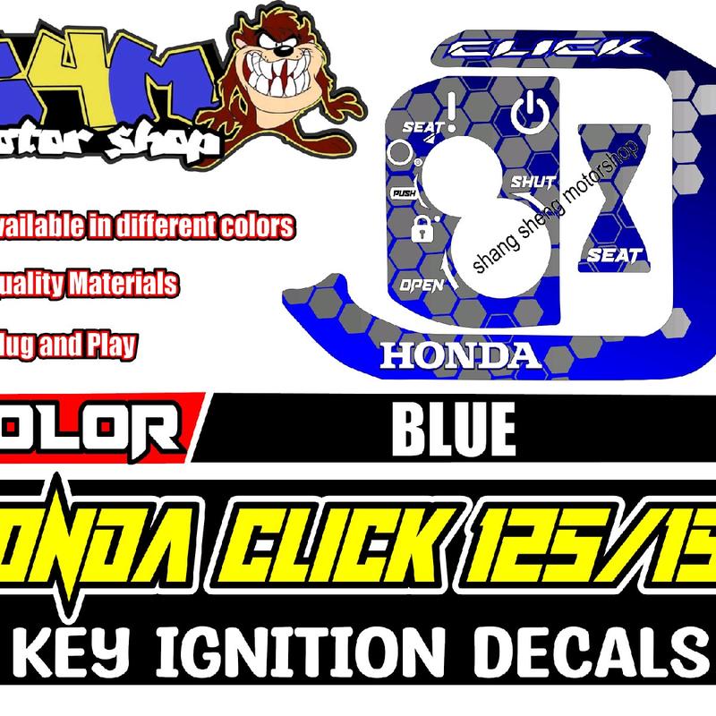 Click V3 V2 Honey Comb Key Ignition Sticker - TikTok Shop Philippines