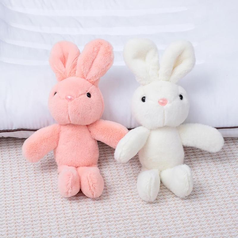 HF 25cm Cute Rabbit Plush Toy Soft Stuffed Bunny Doll Sleeping - TikTok ...