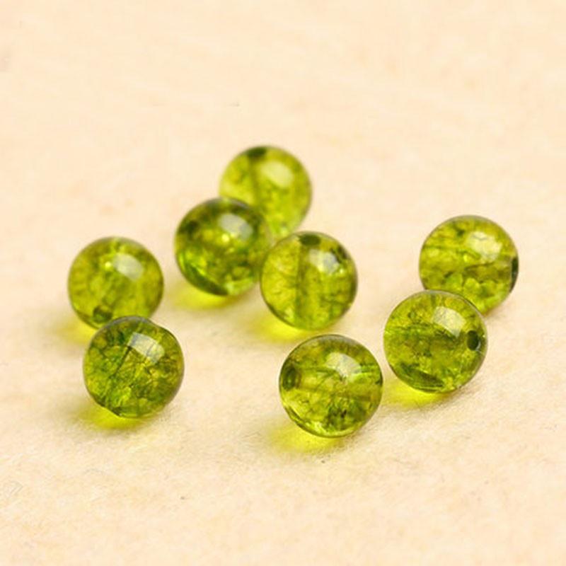 4A Natural Green Flower Crystal Single Bead DIY Beads Jewelr - TikTok ...