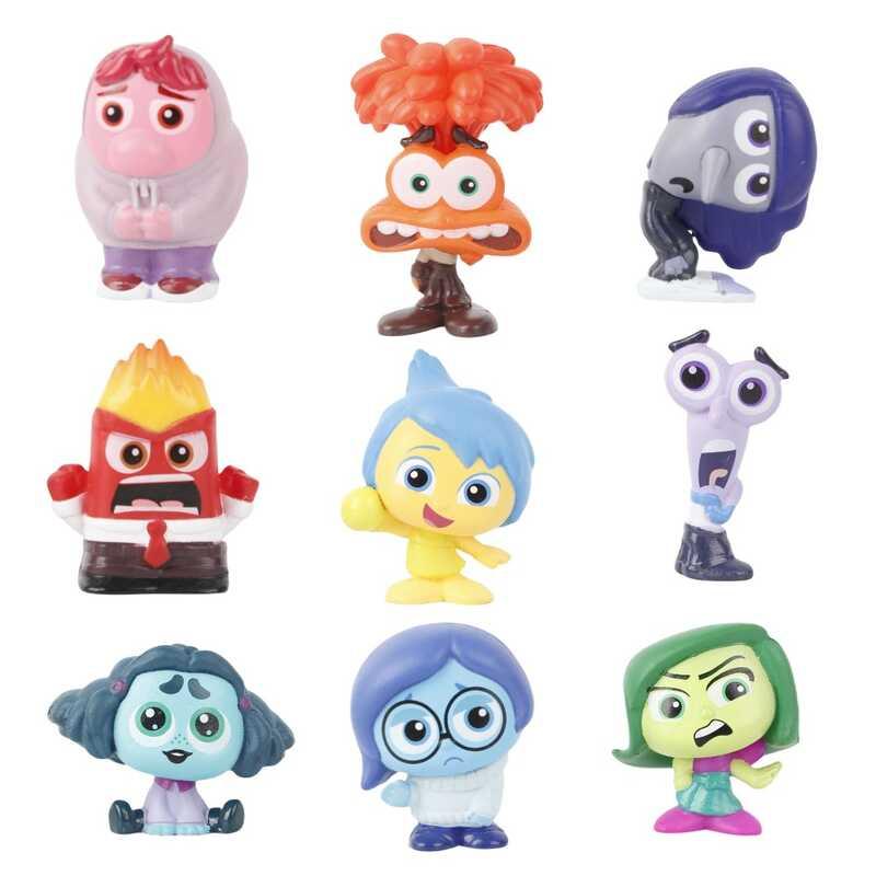 9Pcs Set Inside Out 2 Q Ver. Anime Action Figures Movie Joy Anxiety ...