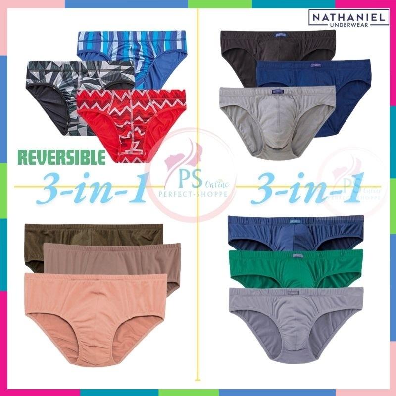 Natasha | Nathaniel Men's 3 In 1 Bikini Brief Underwear Inside - TikTok ...