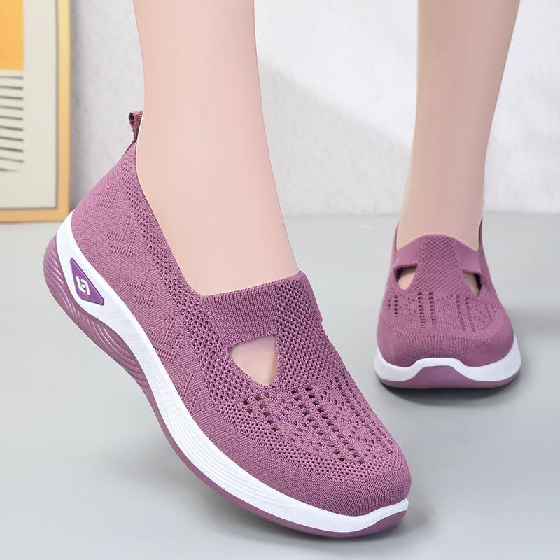 Summer Sports Shoes Women's Mesh Casual Shoes Soft-soled Casual ...