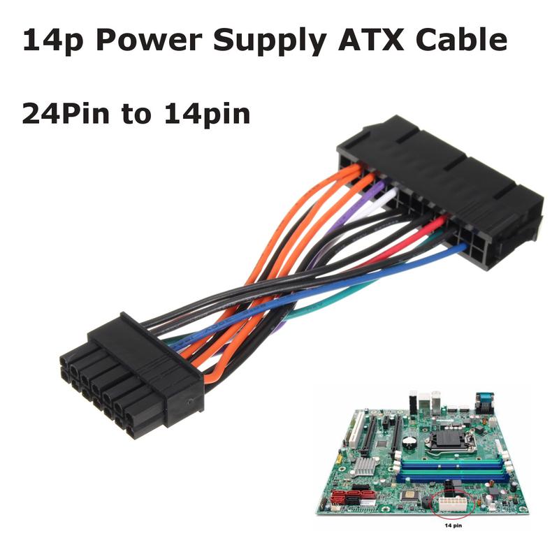 24 Pin to 14 Pin PSU Main Power Supply ATX Adapter Cable for - TikTok ...