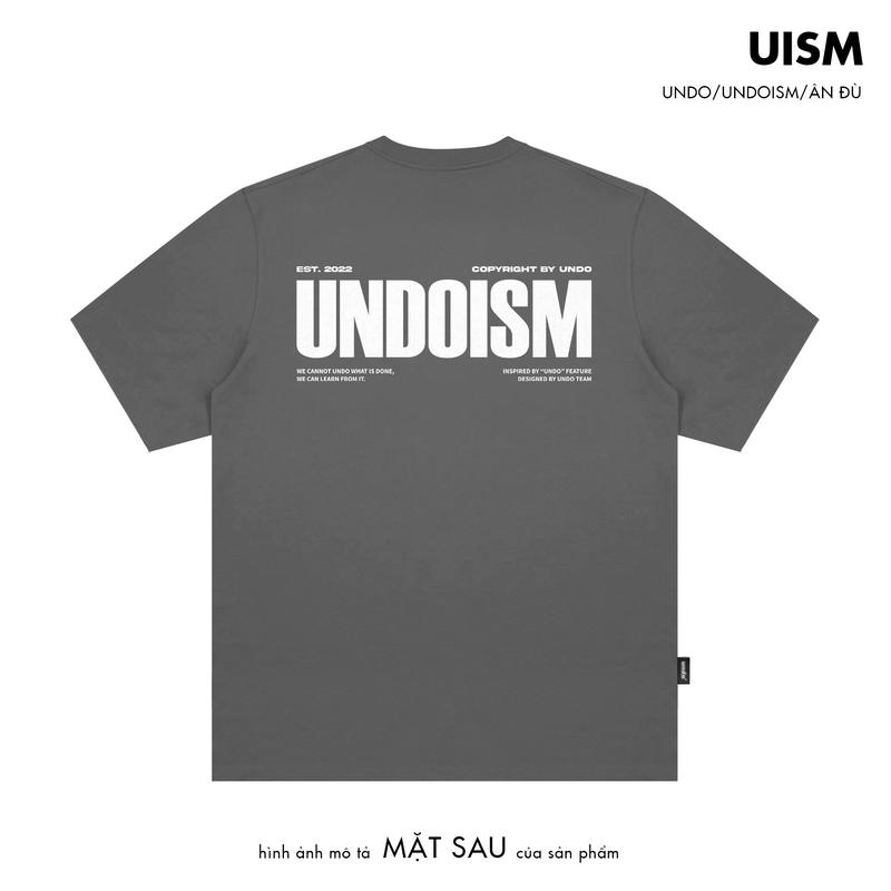 Áo Thun Unisex Undo Undoism Màu Xám Chì 100% Standard Cotton - TikTok ...
