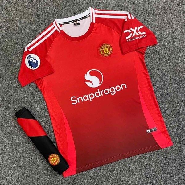 Bộ quần áo bóng đá CLB Manchester United màu đỏ 2024 Top - TikTok Shop ...