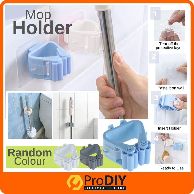 Multipurpose Mop Holder (Random Colour) - TikTok Shop Malaysia