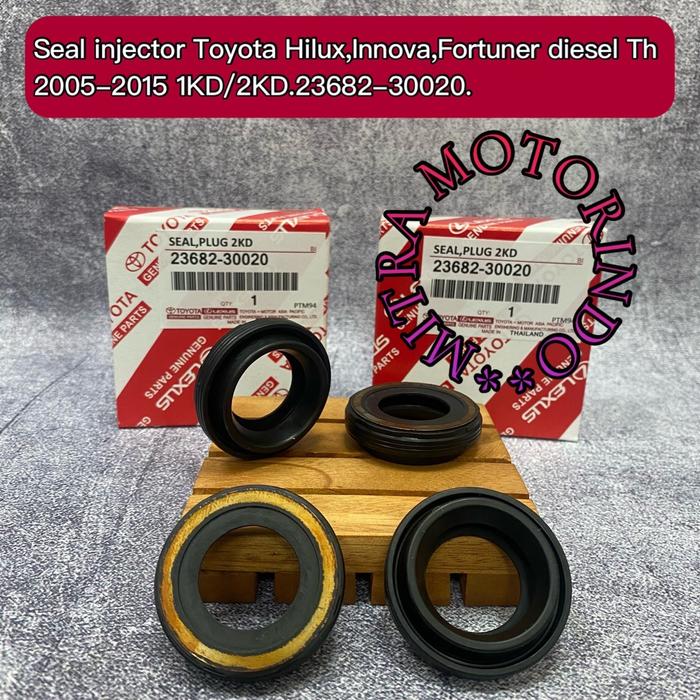 Jual Seal injector Toyota Innova/Hilux/Fortuner diesel 1kd/2kd 23682 ...