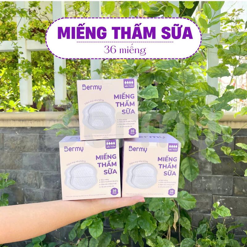[Mẫu mới] Miếng lót thấm sữa Bermy - hút sữa chống tràn tiện - TikTok ...
