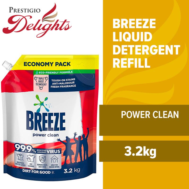 Breeze Liquid Detergent 3.2kg Refill - TikTok Shop Singapore