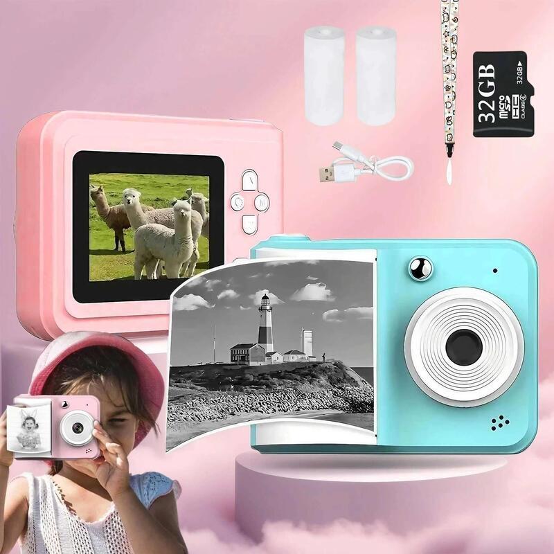 Mini Polaroid Camera Wireless Bluetooth Instant Print 2.4 Inch LCD ...