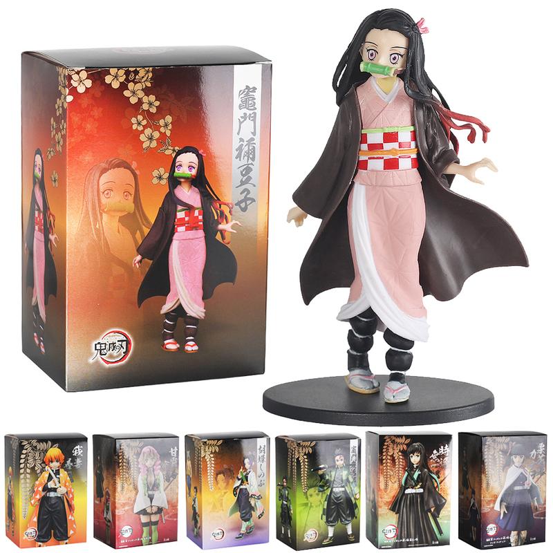 Anime 16CM Demon Slayer Kimetsu no Yaiba figure Kamado Tanjirou Action ...