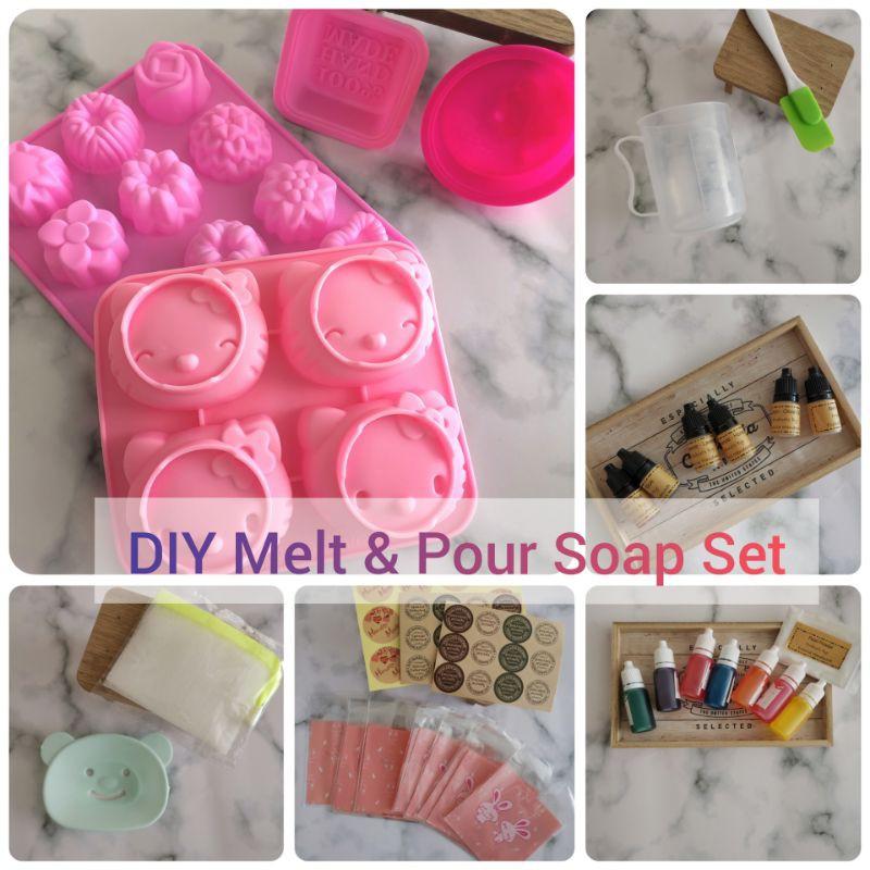 Melt & Pour Soap Making Starter Kit DIY 1kg - TikTok Shop Malaysia