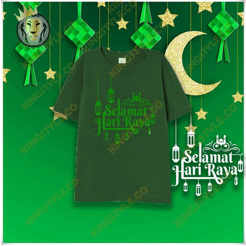 Hari Raya Theme Raya 04 Aidil Fitri TShirt 100% Cotton Unise - TikTok ...