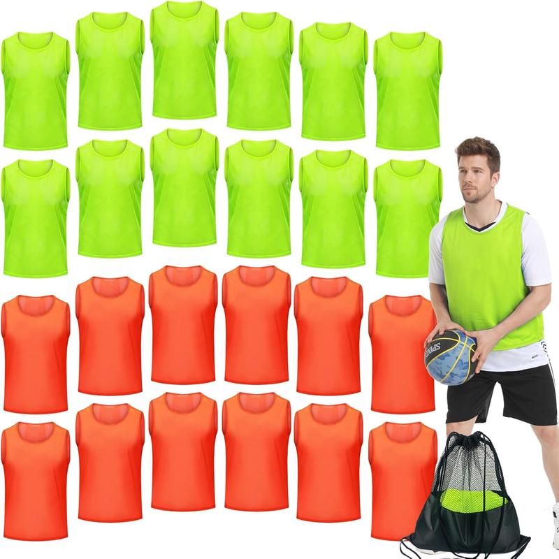 Soccer Pinnies Youth with Numbers Scrimmage Team Practice Vests ...