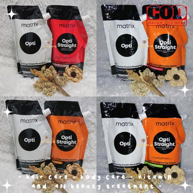 Matrix Opti Straight Smoothing X2 Sepaket 500ml Step 1 dan Step - Shop ...