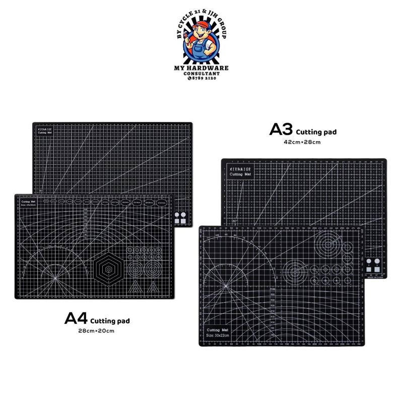 SG Fast Delivery Durable A3 / A4 Multifunctional Cutting Mat Diy ...