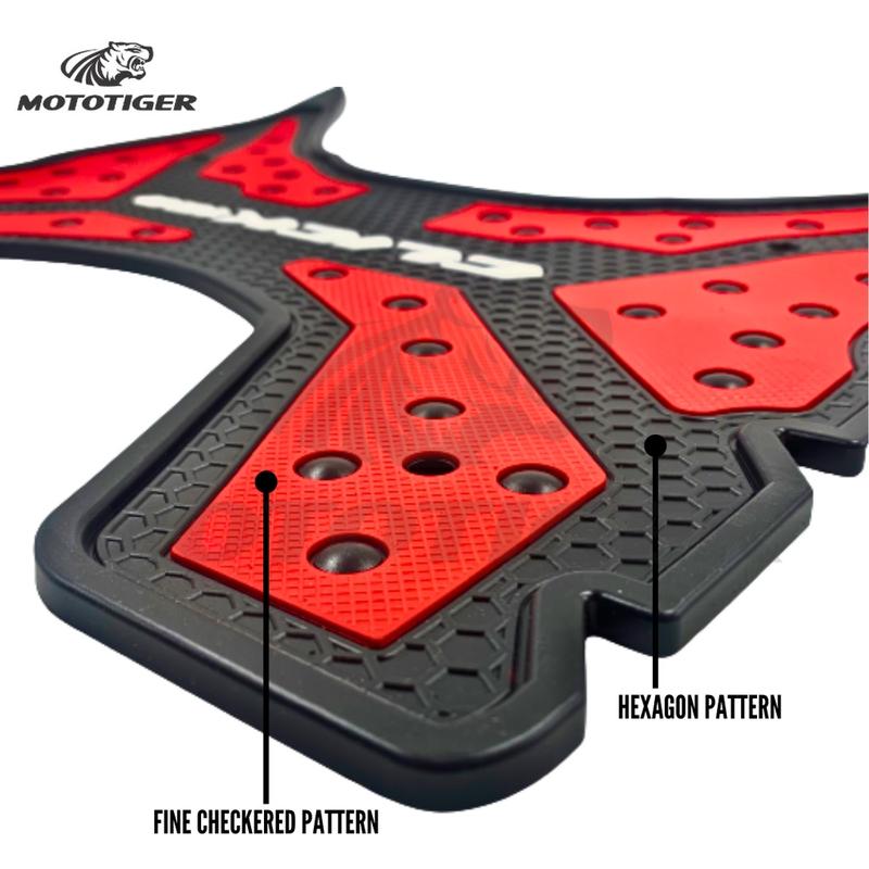 HONDA CLICK 160 MOTOCYCLE RUBBER MATTING FOOTBOARD WITH BOLT - TikTok ...