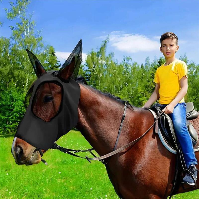 1PC Fly Masks Anti Mosquito Elastic Mesh Face Shields Breathable ...