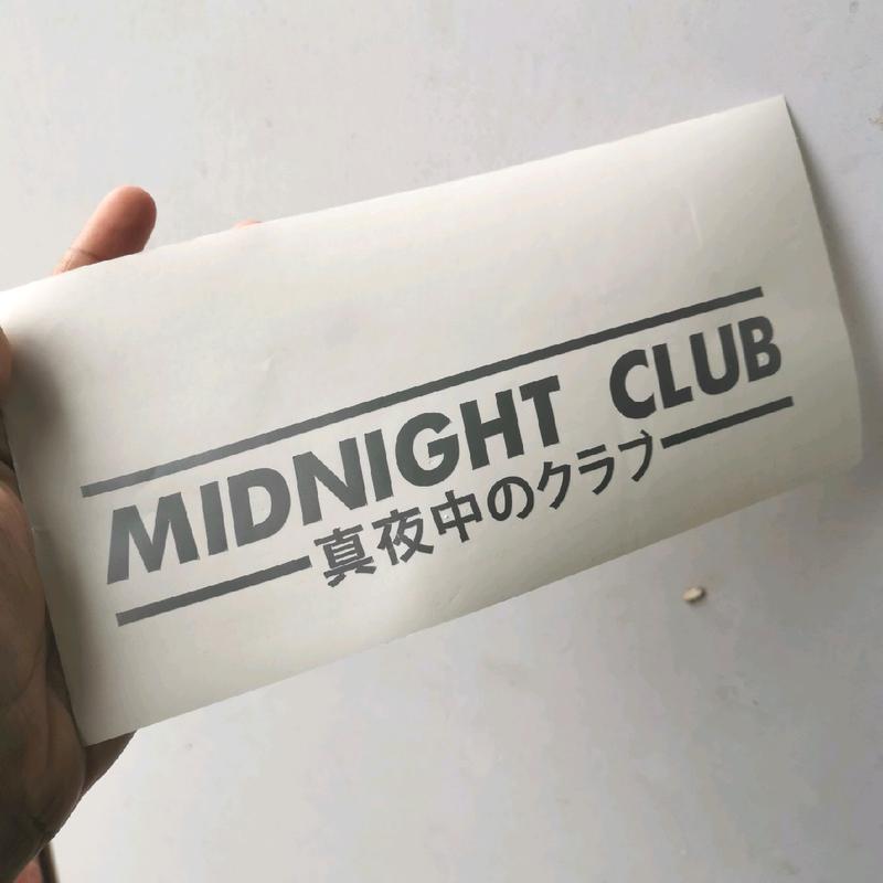 Car Sticker jdm japan midnight Club - TikTok Shop Malaysia