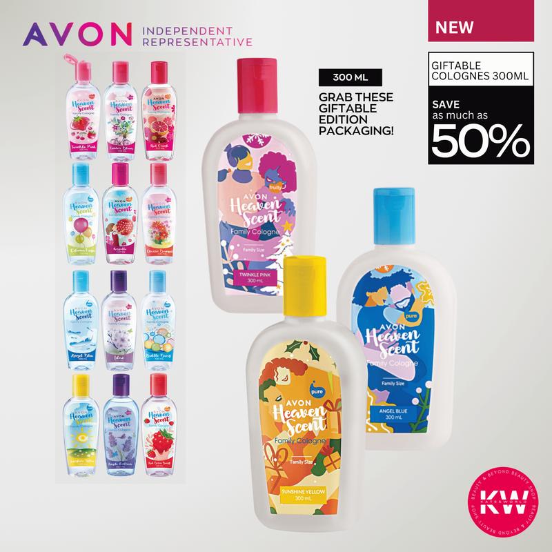 AVON Heaven Scent Family Colognes 100ml, 300ml - Unique Fragrances ...