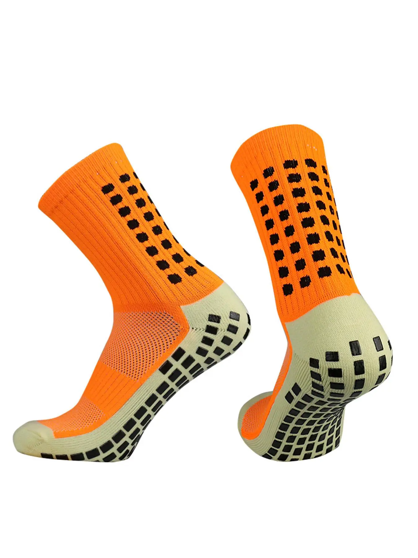 Men's 2023 1 Pair Professional Non-slip Grip Sock Soccer, Anti Slip ...