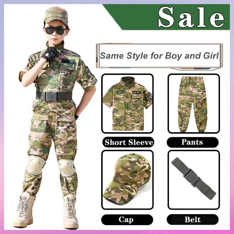 Kids soldier Army costume set Boys & Girls fancy for Children's ...