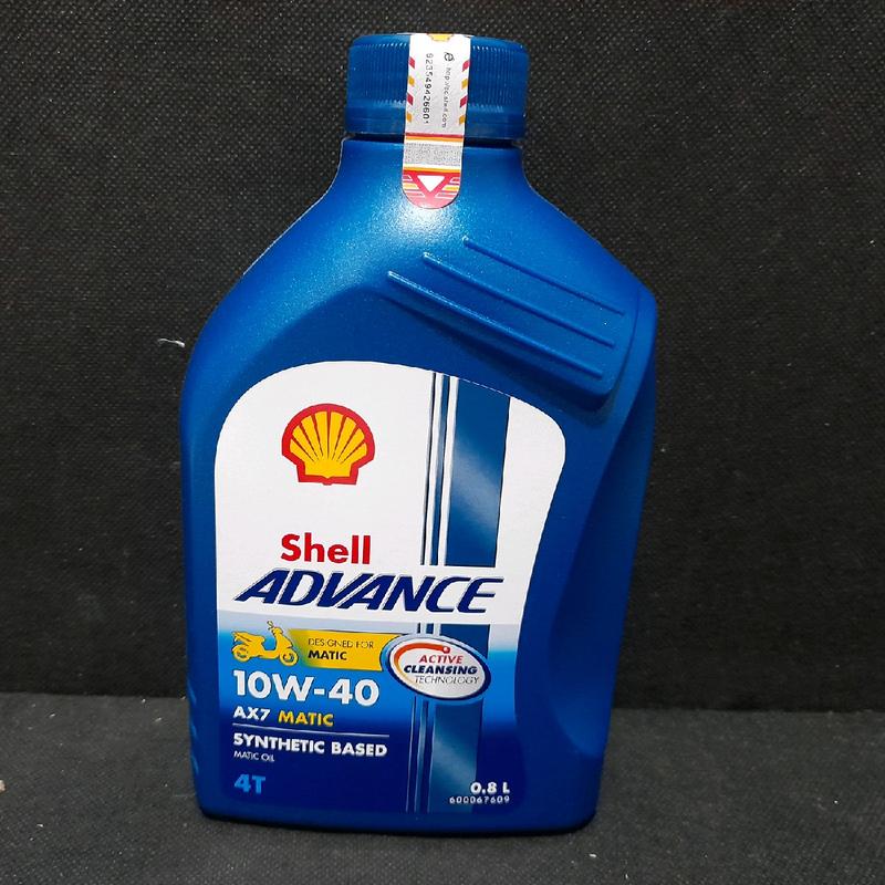 Oli Shell Advance AX7 Matic 10W-40 0.8L Asli Original Shell - Shop ...
