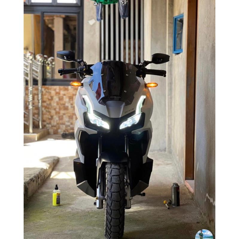 HONDA ADV 150 & 160 WINDSHIELD NEW DESIGN SMOKE BLACK & CLEAR - TikTok ...
