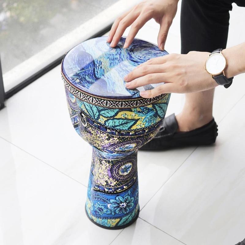 Gendang Djembe Afrika, Profesional, Berkualiti Tinggi, 8.5 Inci ...