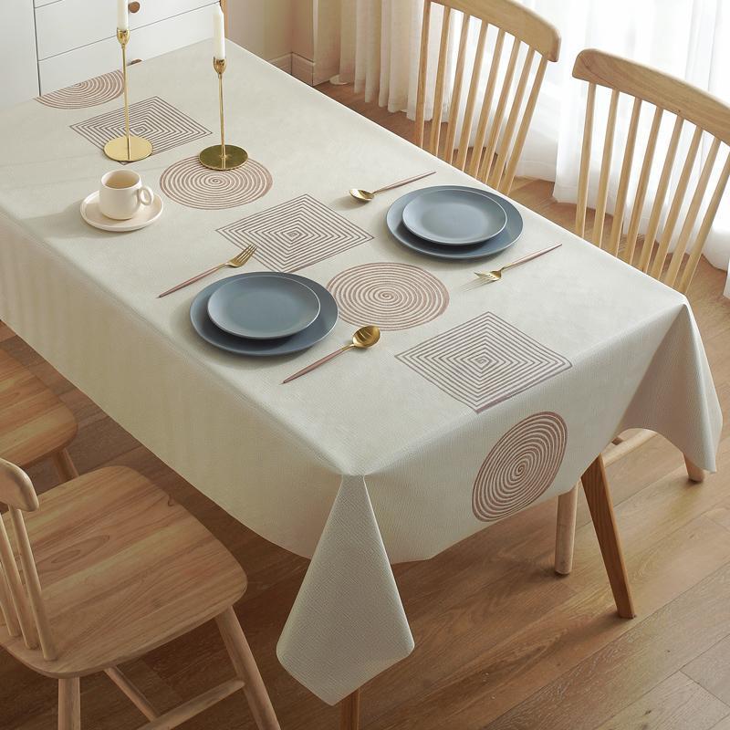 120x160cm Nordic Style Series Printed Waterproof Tablecloth Anti ...