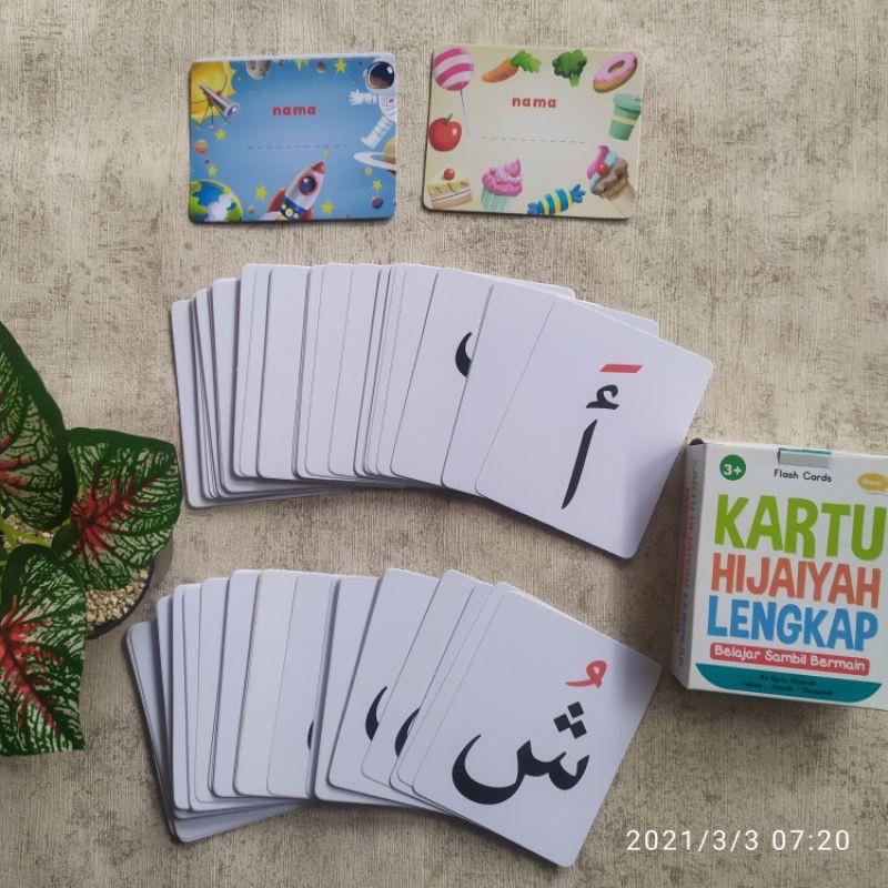 Kartu Hijaiyah Lengkap Flash Card Huruf Hijaiyah Belajar Sambil Bermain ...
