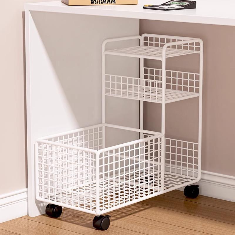 Under-Desk Book Storage Box for Backpacks, Organizer Rack, Storage ...
