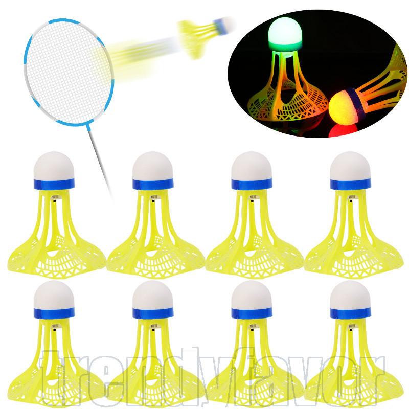 Badminton Lampu LED, Set 3 Keping, Bola Sepak, Buih Elastik, Badminton ...
