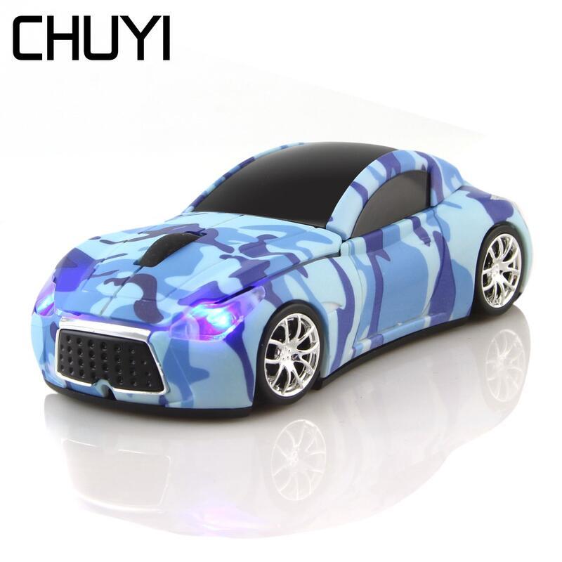Wireless Mouse Sports Car Mause 2.4Ghz 1600 DPI USB Computer - TikTok ...