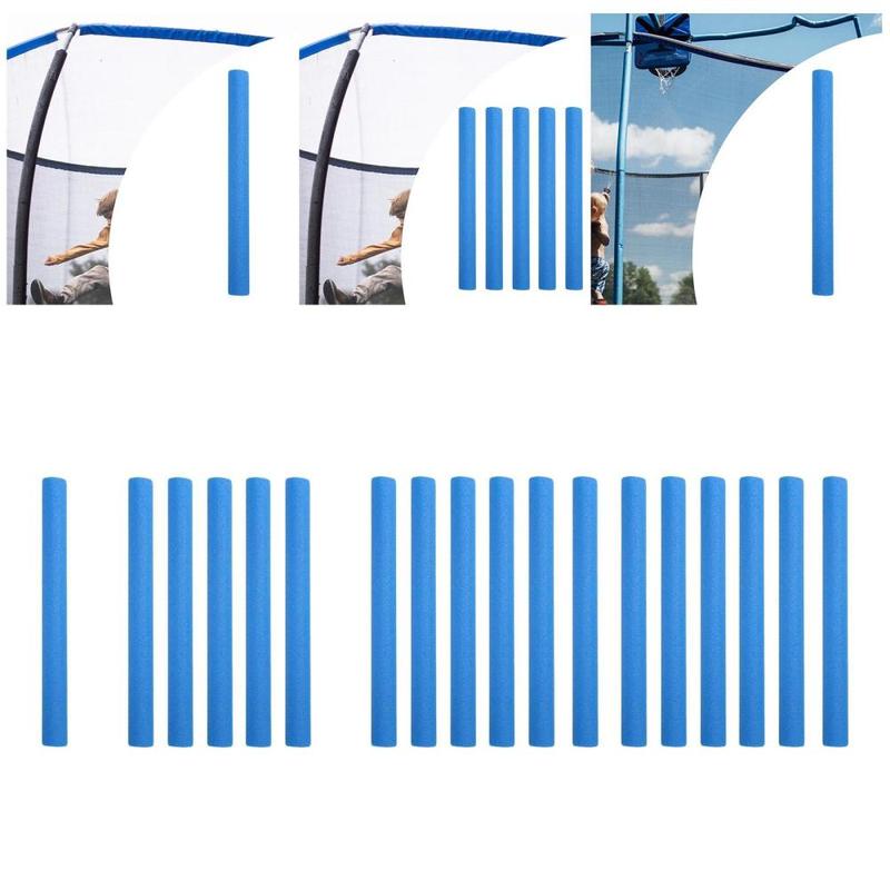 Trampoline Pole Foam Sleeves Trampoline Poles Covers Blue Portable ...