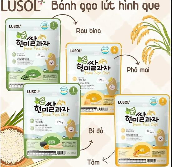 Combo 3 gói bánh ăn dặm Lusol cho bé - TikTok Shop Vietnam