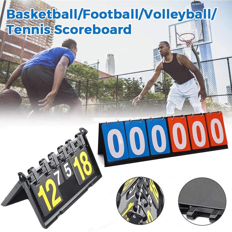 Ball Sports Scoreboard 4-Digit Score Basketball/Volleyball/Football ...