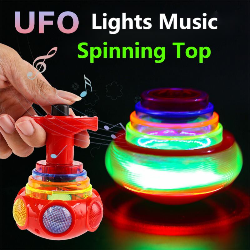 Luminous Gyro TOY LIGHT LASER SPINNING top toy children's flash ...