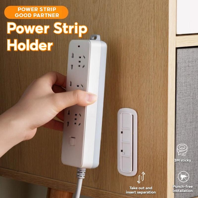 Wall-Mounted Sticker Punch-free Plug Fixer Home Self-Adhesiv - TikTok ...
