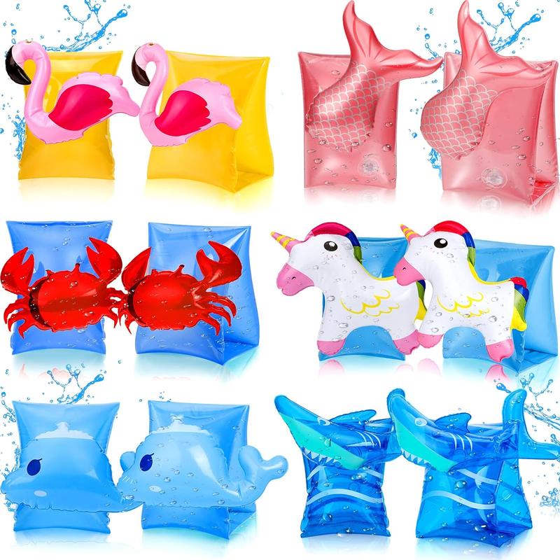 2 Pieces Inflatable Swim Arm Bands for Kids Cartoon Flotatio - TikTok ...