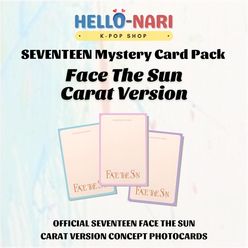 SEVENTEEN Card Pack - Official Face The Sun Carat Version Concept ...