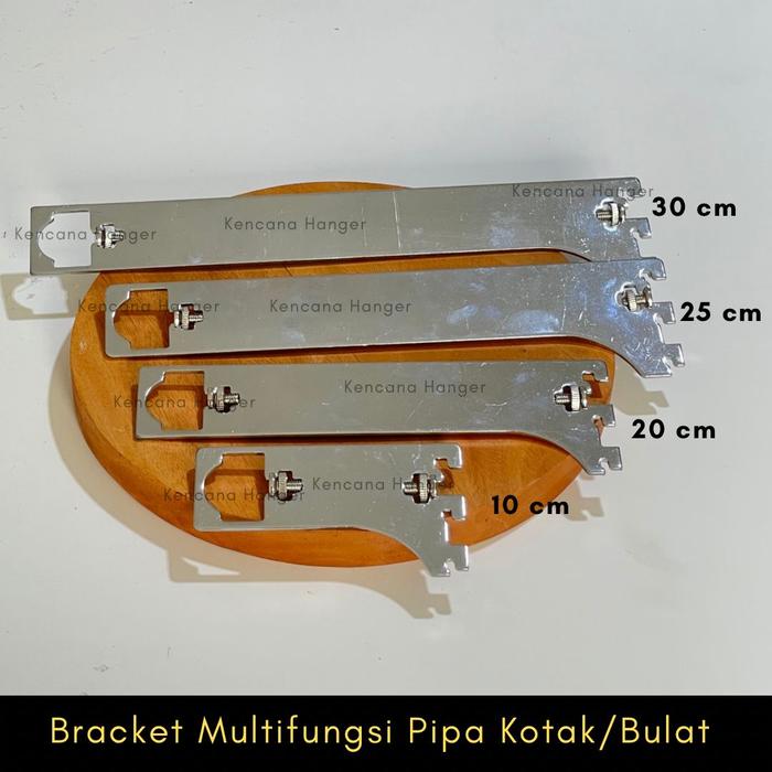 Jual Bracket Pipa Multifungsi Ukuran Lengkap Stainless Steel Daun ...