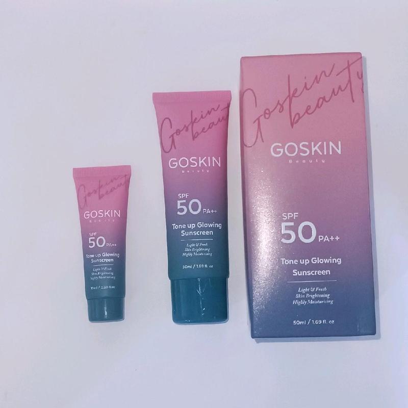 10ml/50ml goskin beauty GoSkin Tone Up Glowing Sunscreen goskin ...