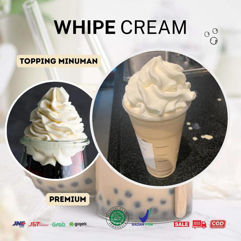 WHIP CREAM TOPPING BUBUK WHIP CREAM WHIPPED CREAM POWDER WHIPPING ...