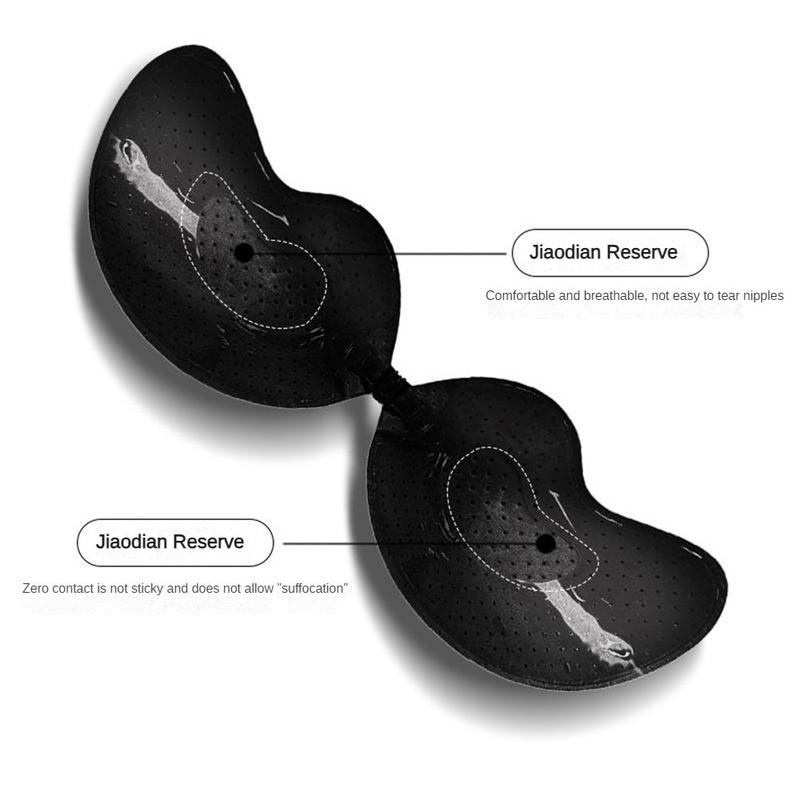 Silicone Invisible Bra For Women Non-slip Milk Paste Gather Put ...