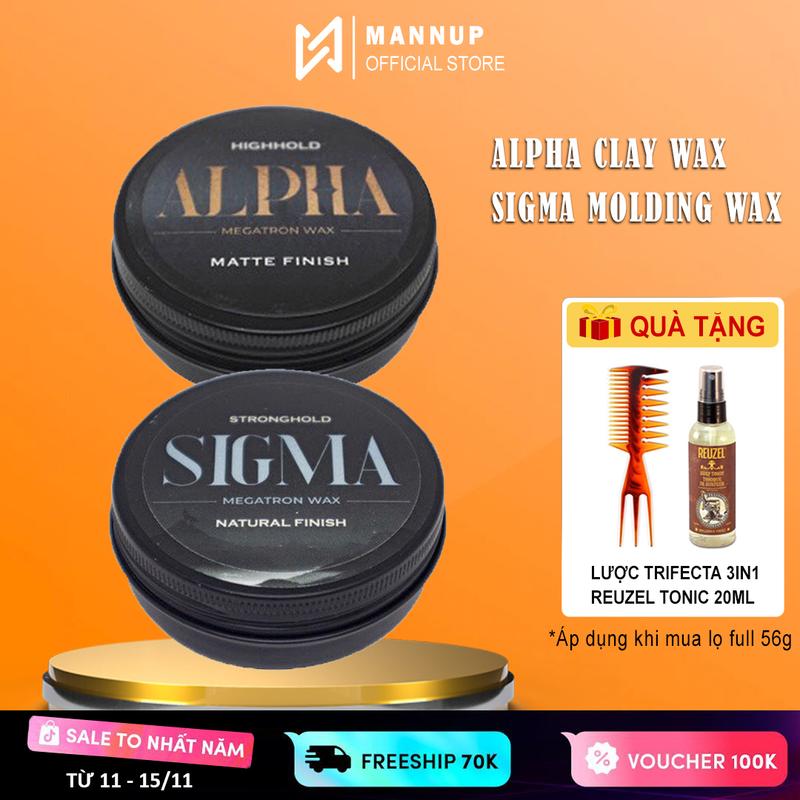 Sáp Vuốt Tóc Alpha Clay Wax & Sigma Molding Wax 56gr - TikTok Shop Vietnam
